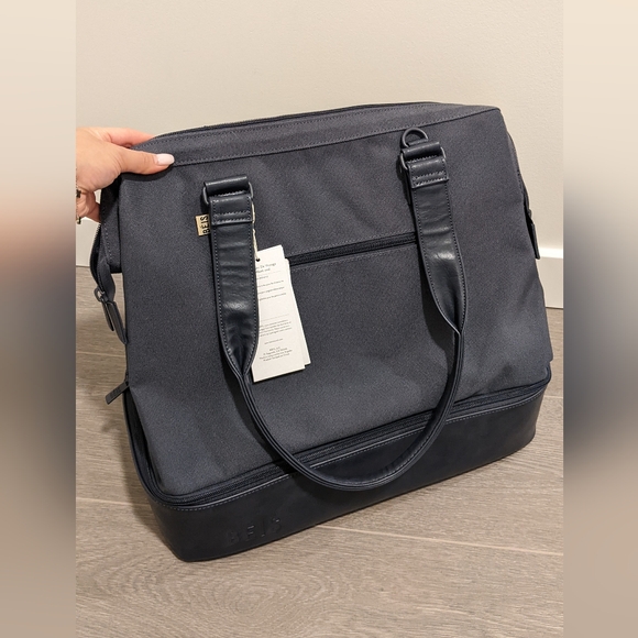 BEIS | Bags | Beis The Mini Weekender Bag Navy | Poshmark